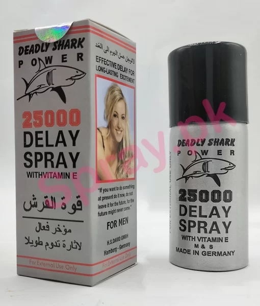 Deadly Shark Power 25000 Long Time Delay Spray in Pakistan - Spray.pk